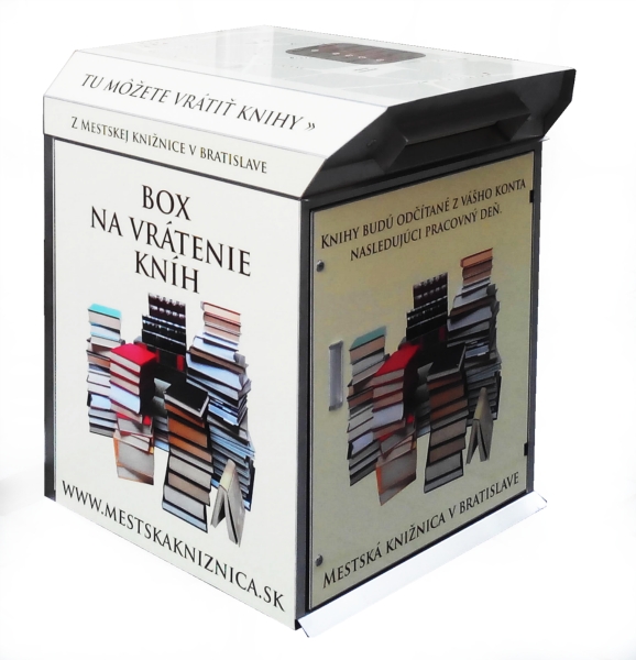 Outdoor Book Drop Container – Cosmotron