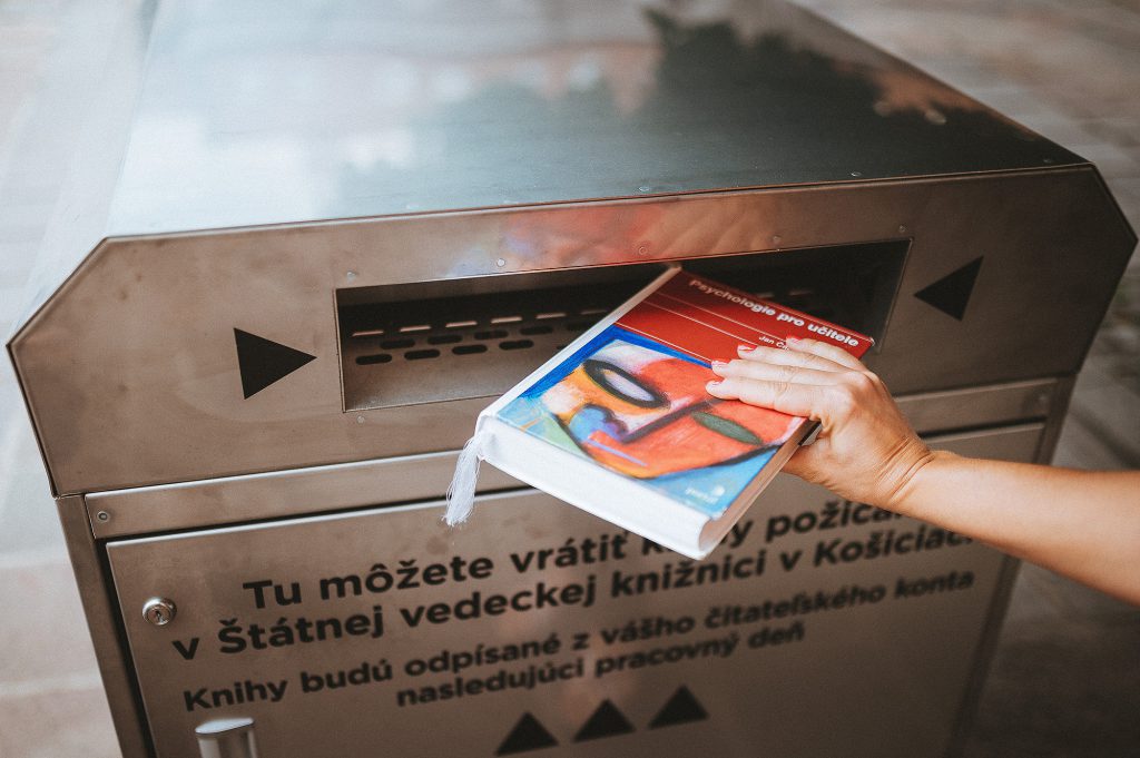 Outdoor Book Drop Container – Cosmotron