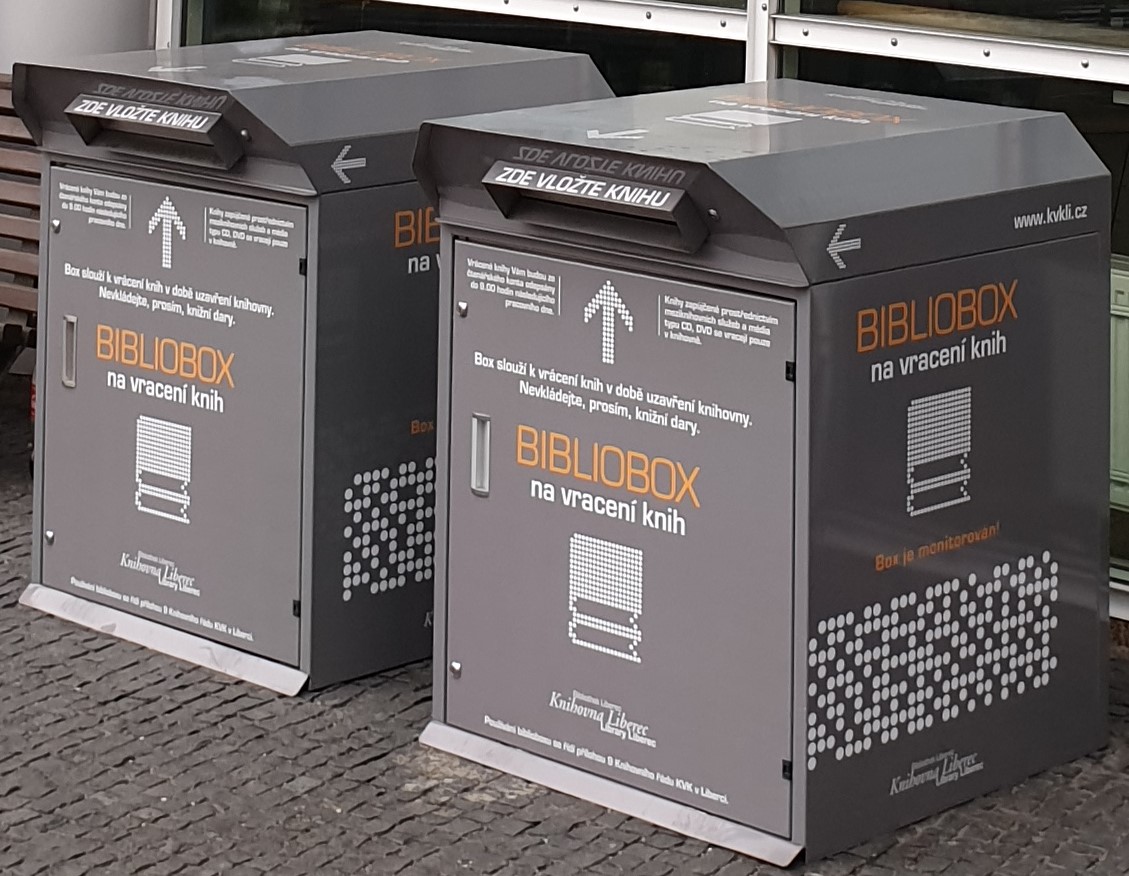 Outdoor Book Drop Container – Cosmotron